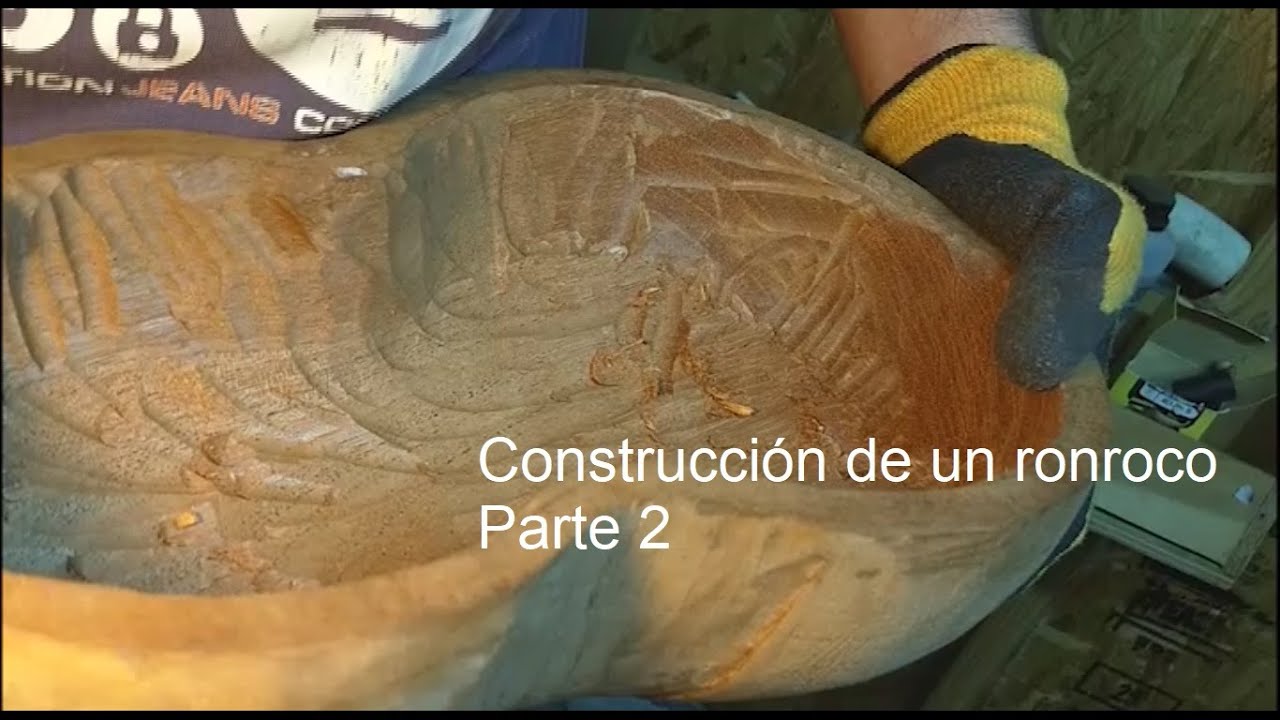 Construcción de un ronroco parte 2 - YouTube