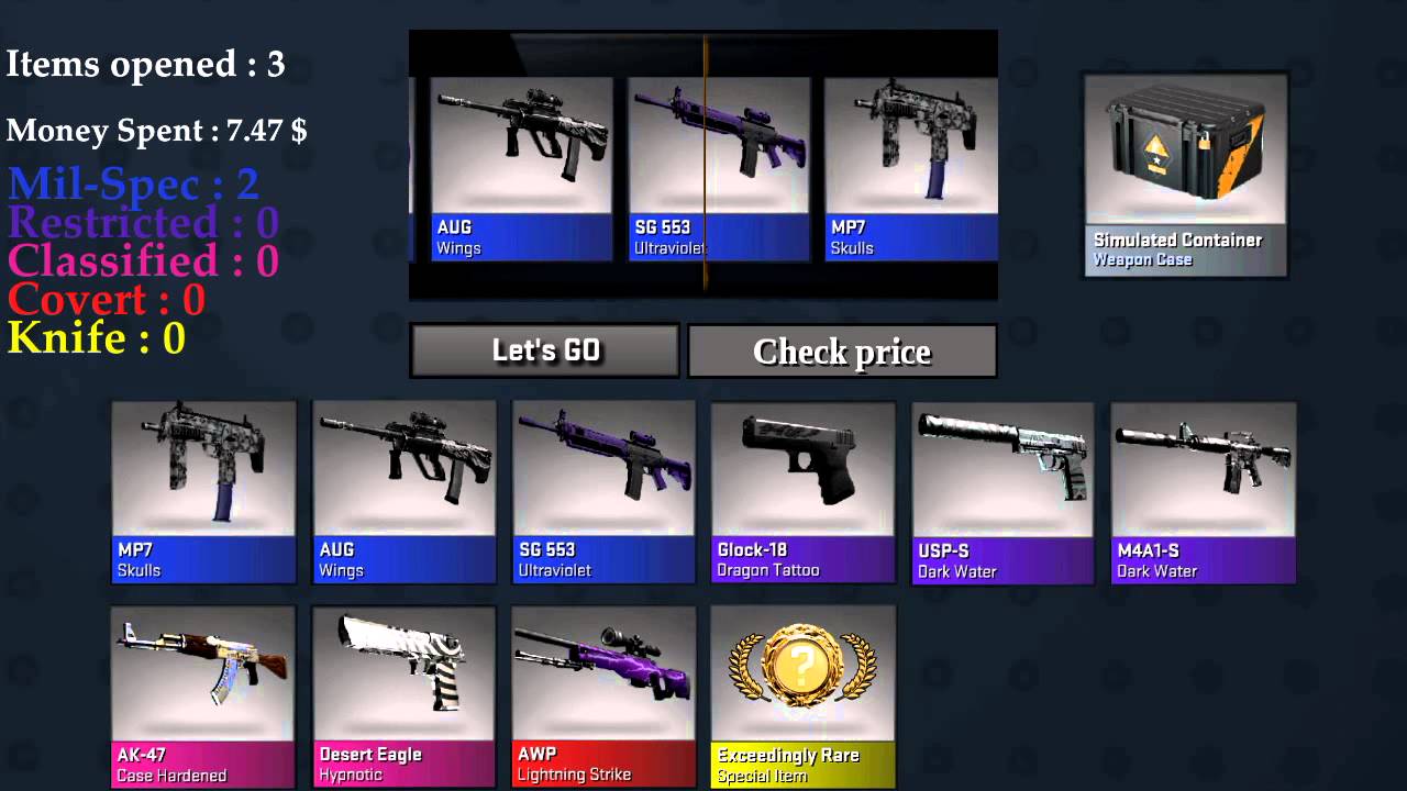 Cs go case simulator - YouTube