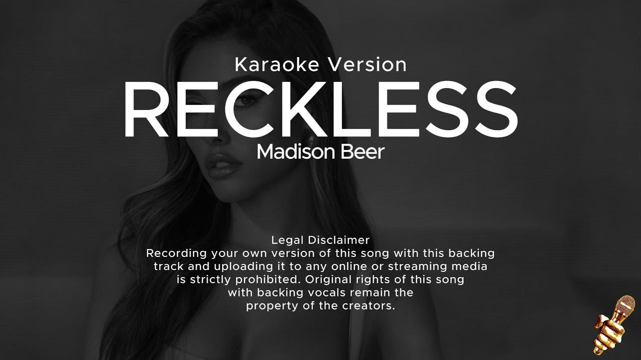 Madison Beer - Reckless (Karaoke Version) - YouTube