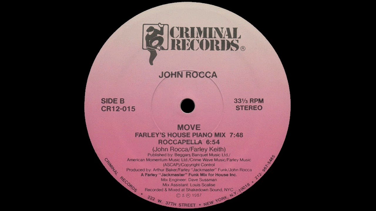 John Rocca ‎ - Move (Farley's House Piano Mix) - YouTube