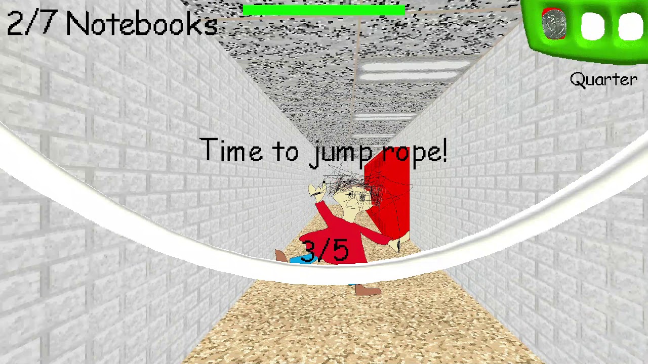 The Bald Math Teacher is out to get me |Baldi's Basics - YouTube