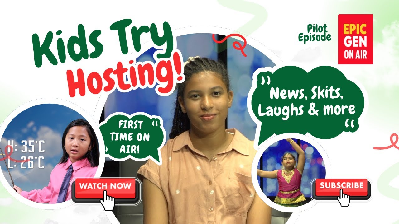 Pilot Episode | Kids Try News, Weather, Traffic & More - YouTube