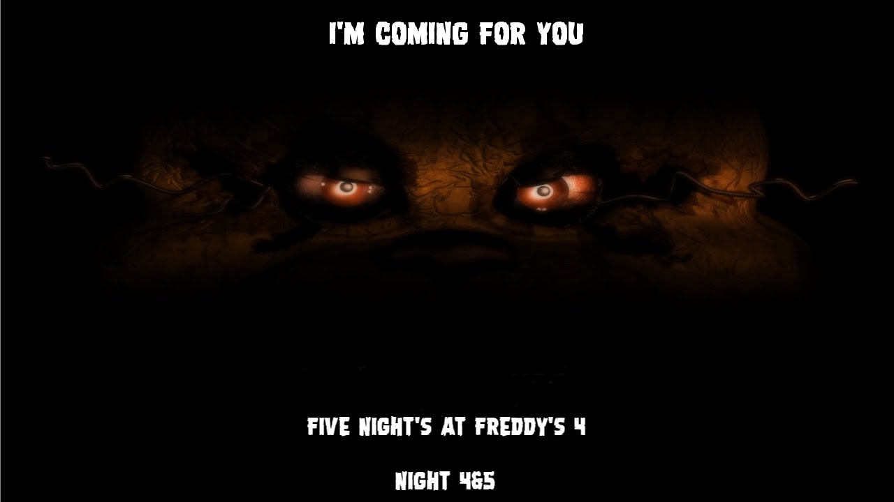 12 FredBear Coming For You Five Night's At Freddy's 4 Night 4&5 - YouTube