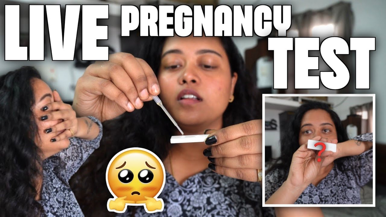 Taking live pregnancy test🥺Positive or Negative? @gokulswathi-vlogs ...