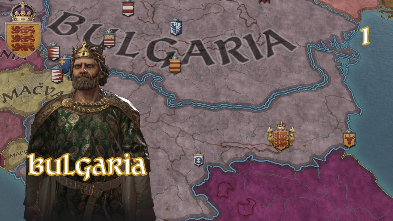 Crusader Kings 3 - Bulgarian Empire 1 - Tutorial and Playthrough - YouTube