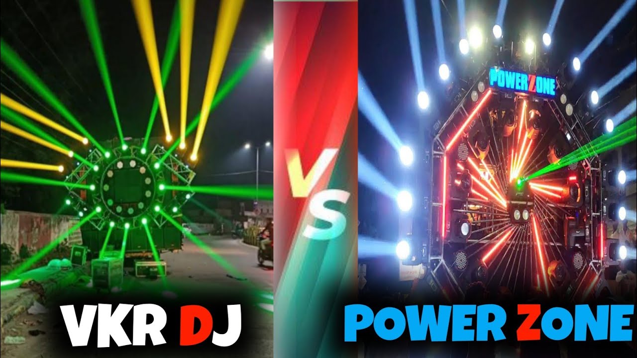 power zone vs VKR dj ll 2023 ka new setup || lightining test - YouTube