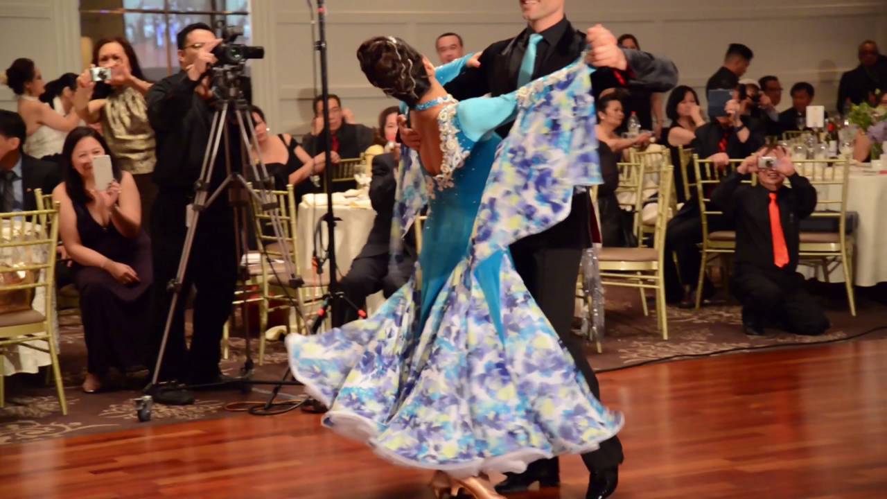 Foxtrot & Samba ballroom style dancing by Dr. Lita Malig - YouTube