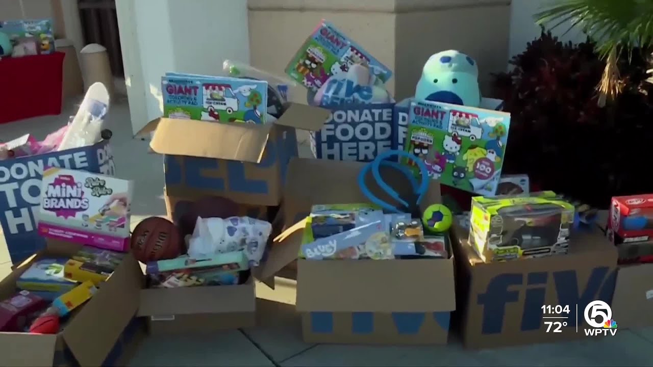 Season of Hope: Donate toys at WPTV on Friday, Dec. 12 - YouTube