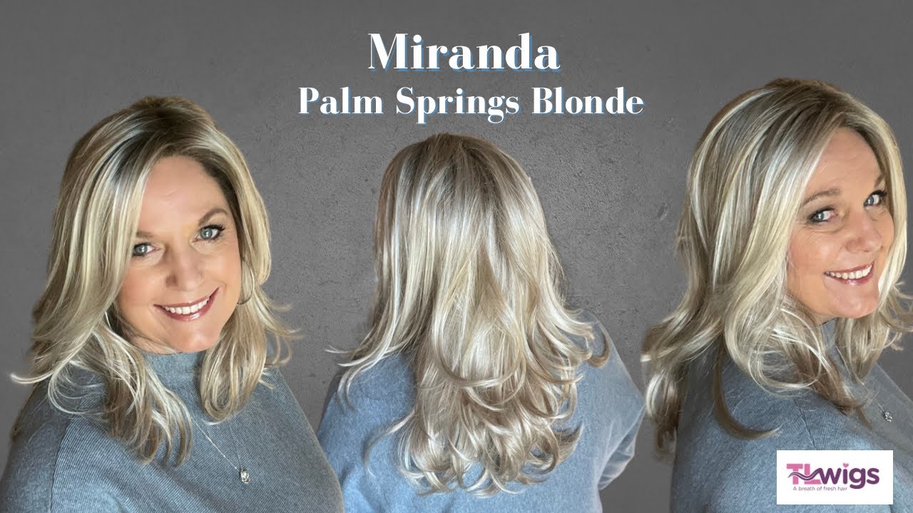 Miranda by Jon Renau in Palm Springs Blonde @TLwigs Wig Review - YouTube