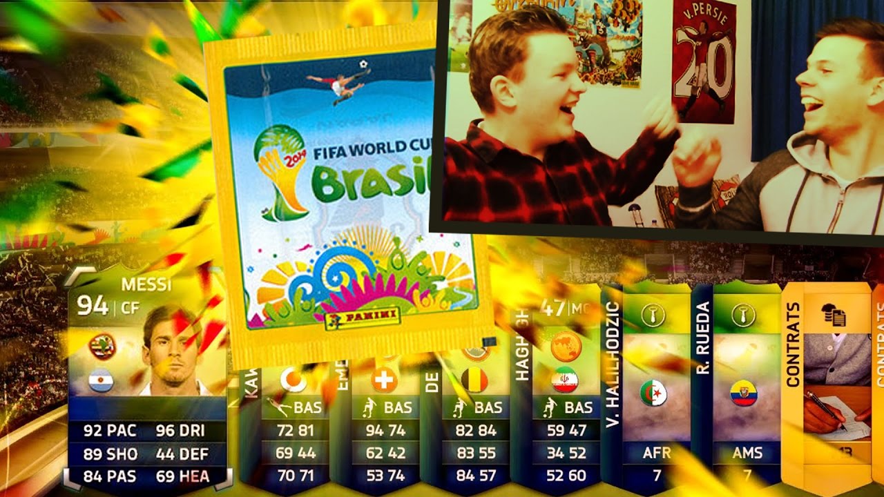 FIFA 14 WORLD CUP (WK 2014) REAL LIFE FUT DRAFT! (NL) - YouTube