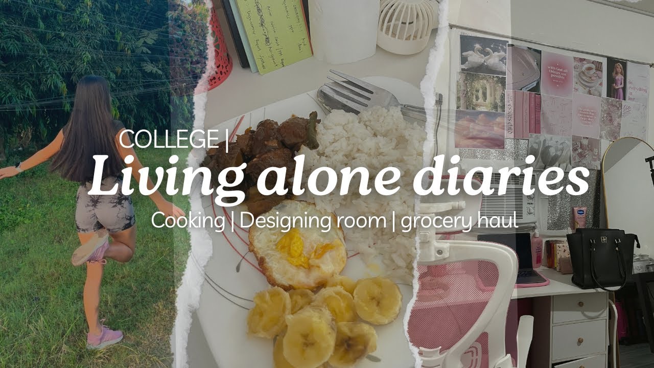 living alone diaries: Uni student, Room design & haul - YouTube