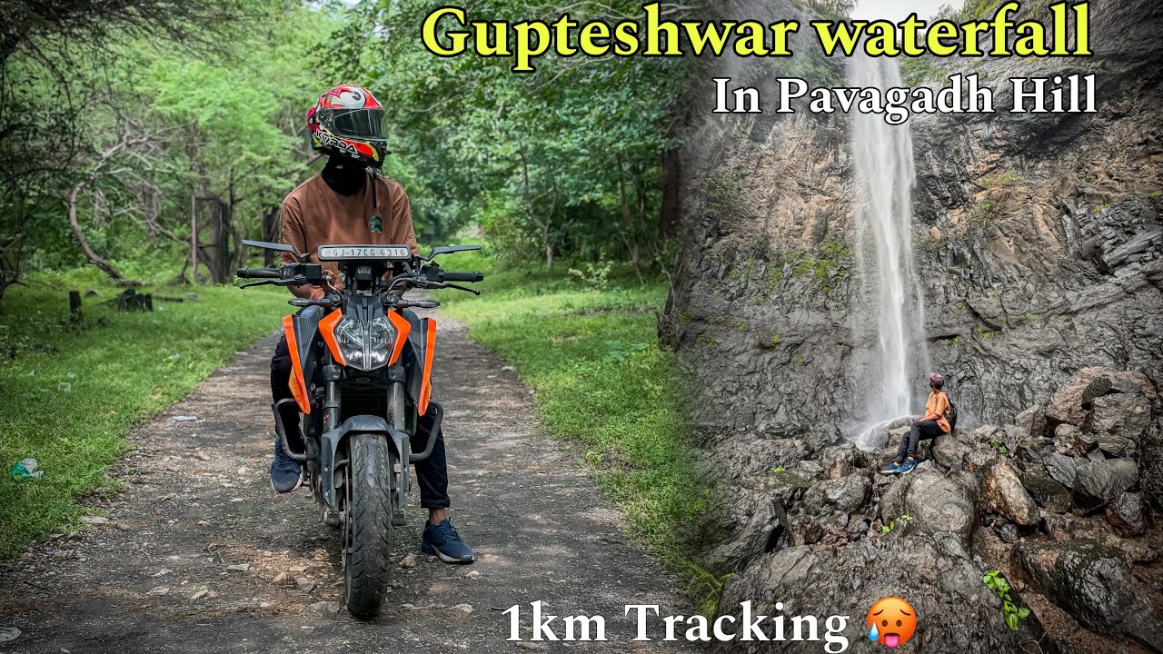Pavagadh hidden waterfall || Full explorer & 1 km Tracking - YouTube