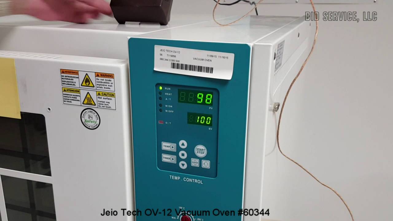 Jeio Tech OV-12 Vacuum Oven #60344 - YouTube