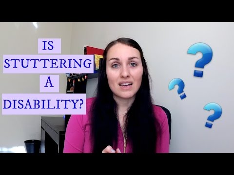 Stuttering is a Disability? + Channel Update - YouTube