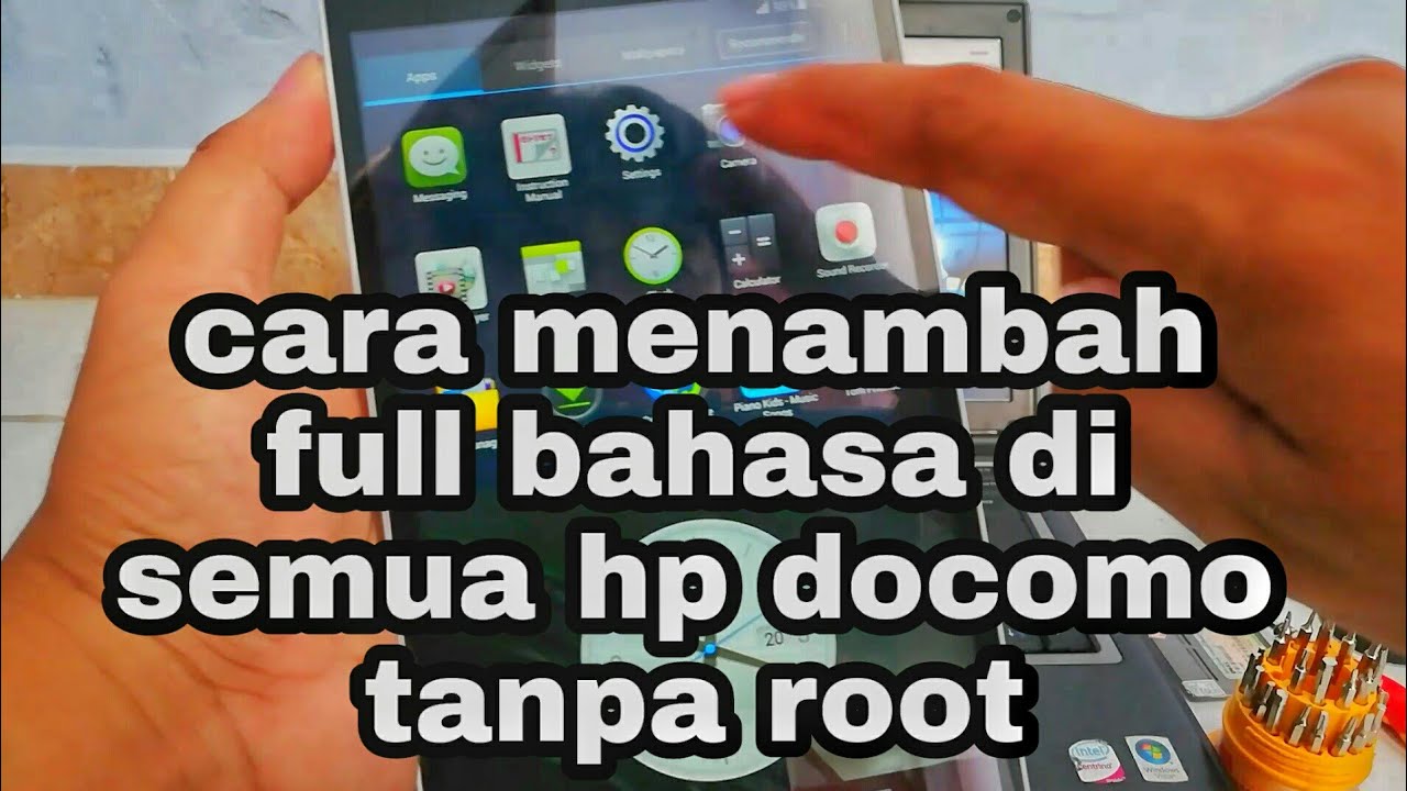cara tambah bahasa indonesia di semua hp docomo tablet docomo Dtab ...