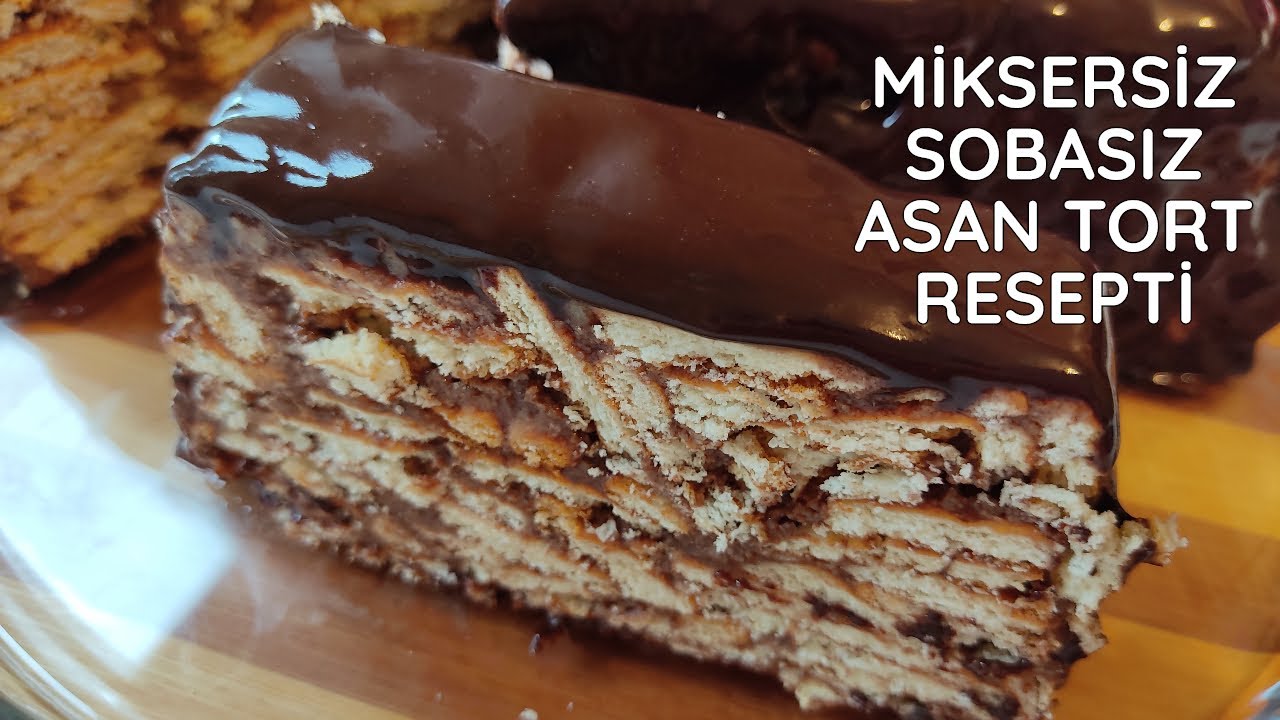 Peçenye Tortu Resepti - Tez Hazırlanan Bişməyən Tort Resepti - Asan və ...