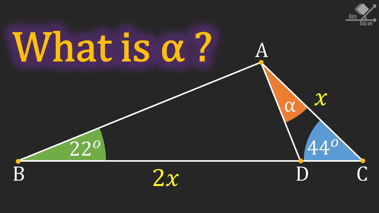 Tricky Geometry Problem! - YouTube