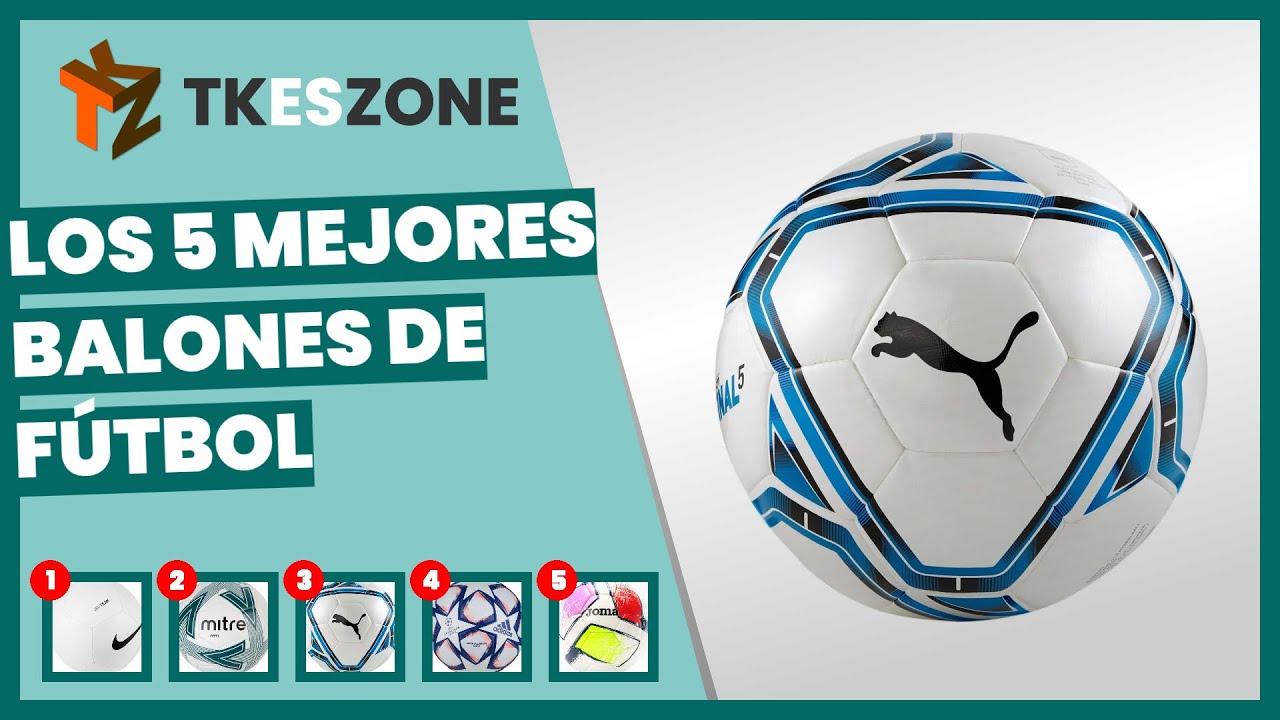 Los 5 mejores balones de fútbol - YouTube