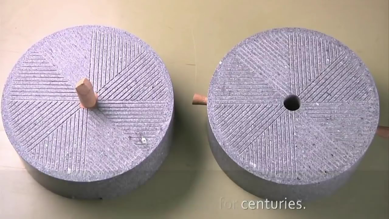 Matcha Stone Mill Grinder , Mr. Ito - AOI Tea Company - YouTube