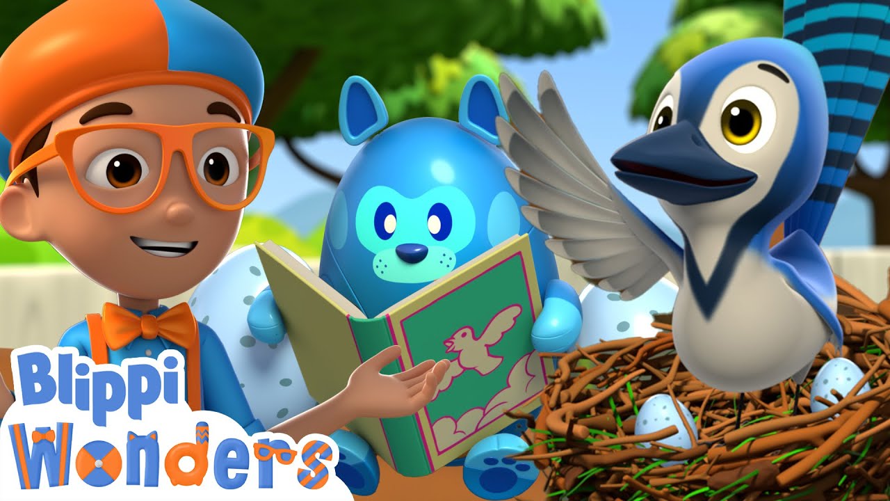 Jodie's Nest Rescue! | Blippi Wonders Fun Cartoons | Moonbug Kids ...