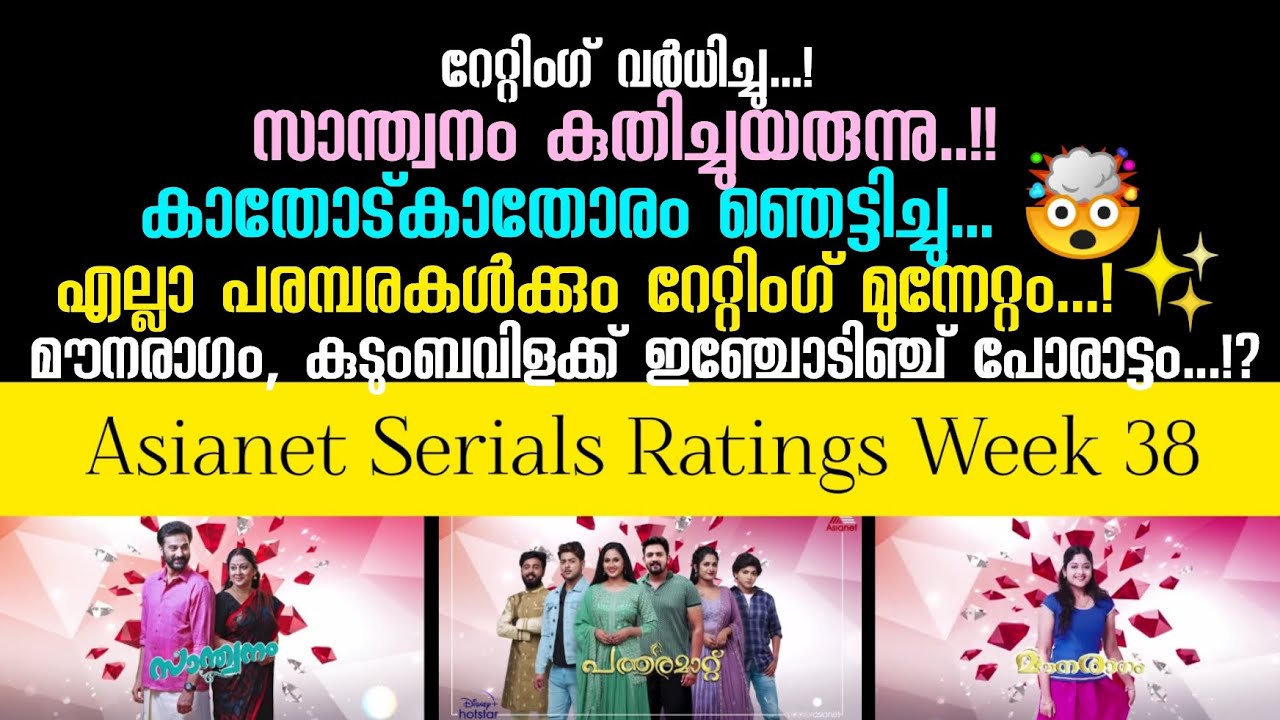Asianet Serial TRP Rating Week 38 | Asianet Serials Ratings | STAR ...