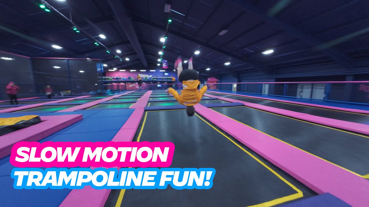 Slow Motion Trampoline Jumping | Oxygen Reading | FPV Drone - YouTube