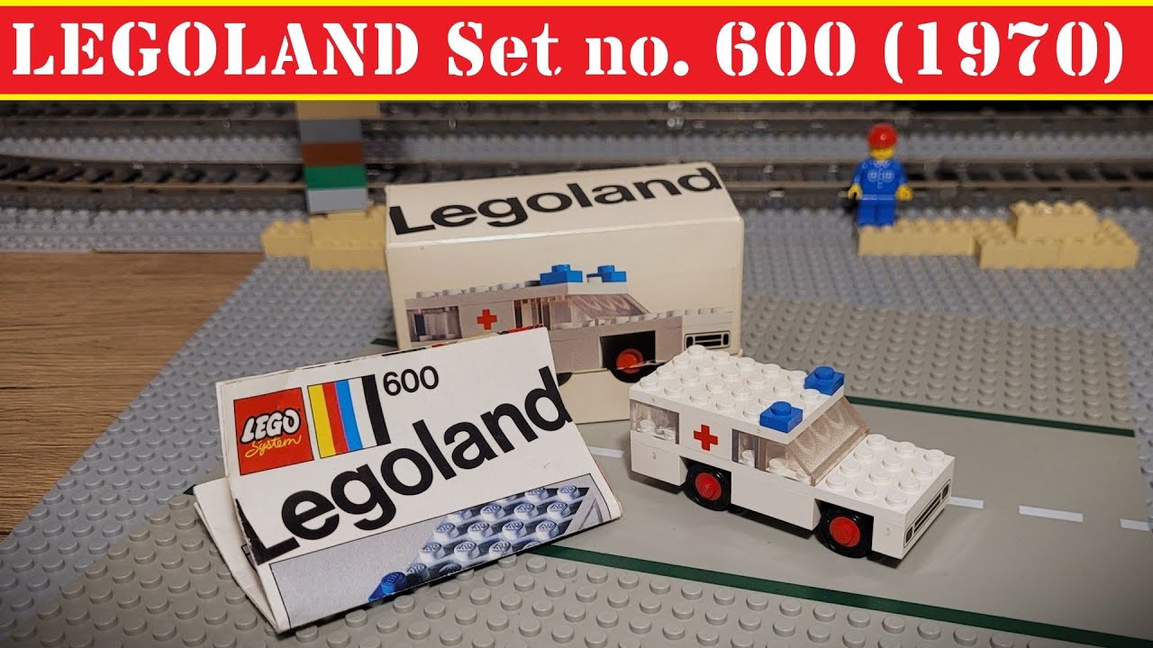 LEGOLAND set no. 600 Presentation with box and instructions. - YouTube