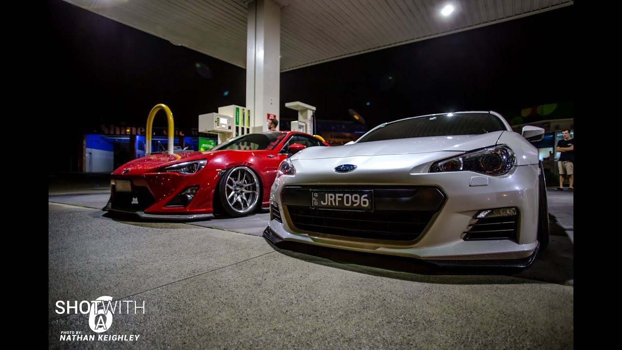 Josh Flood & Luke Lovell Bagged BRZ/86 Insta - Shot with A6 - YouTube