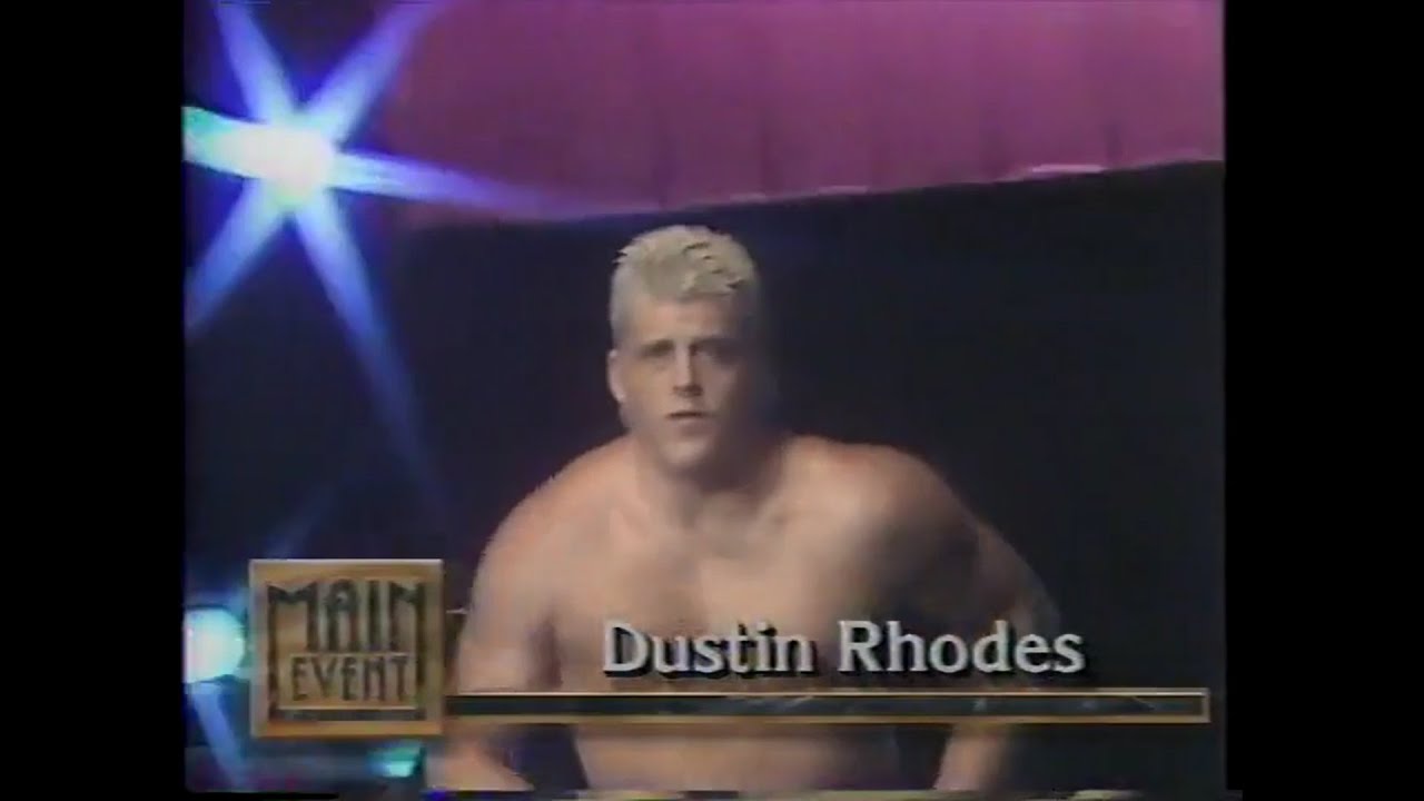 Dustin Rhodes vs Bunkhouse Buck Main Event July 3rd, 1994 - YouTube