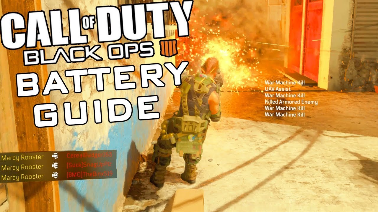 COD Black ops 4 BATTERY specialist GUIDE - YouTube