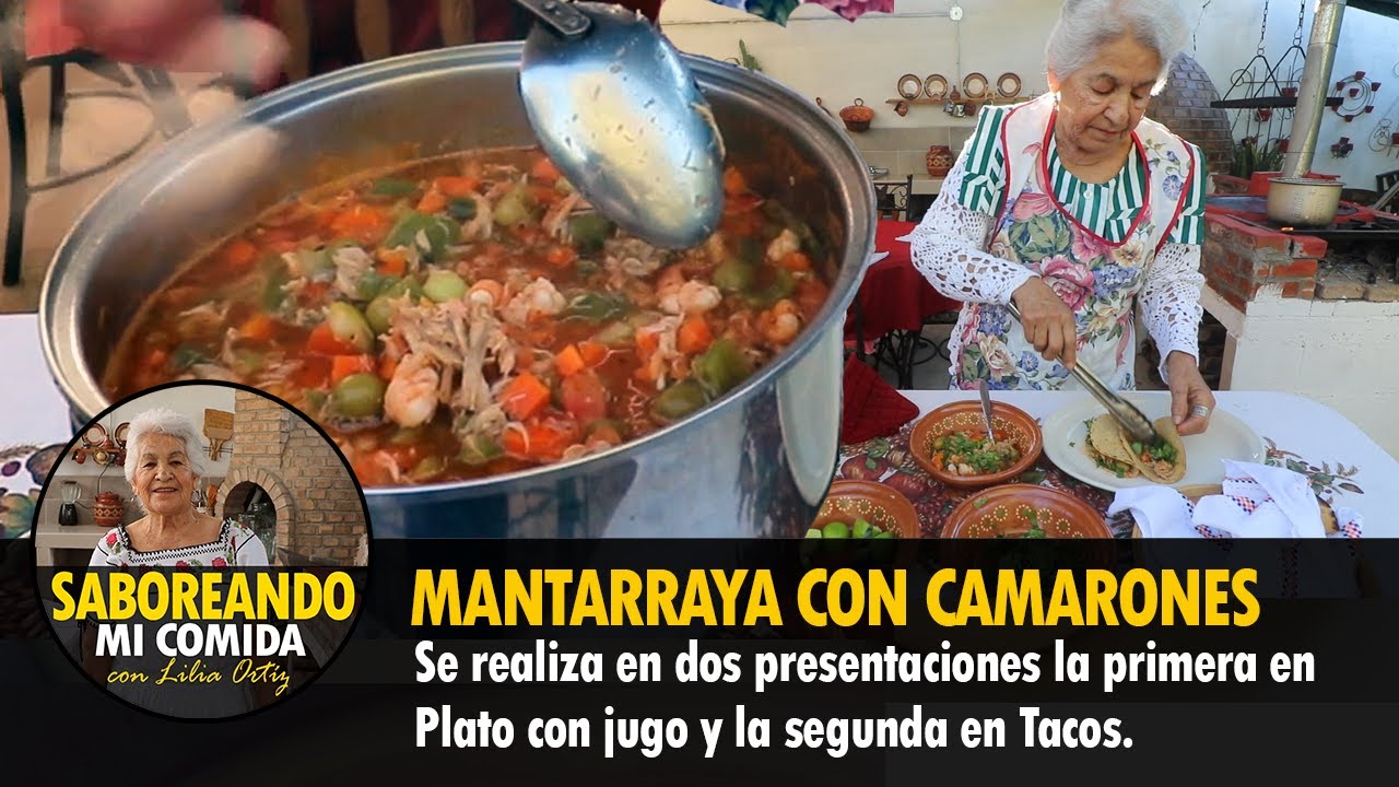 MANTARRAYA CON CAMARONES - YouTube