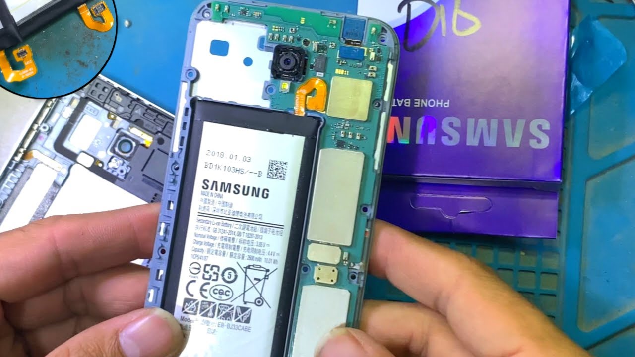 Samsung J330 (J3 2017) Battery Replacement Full Review - YouTube