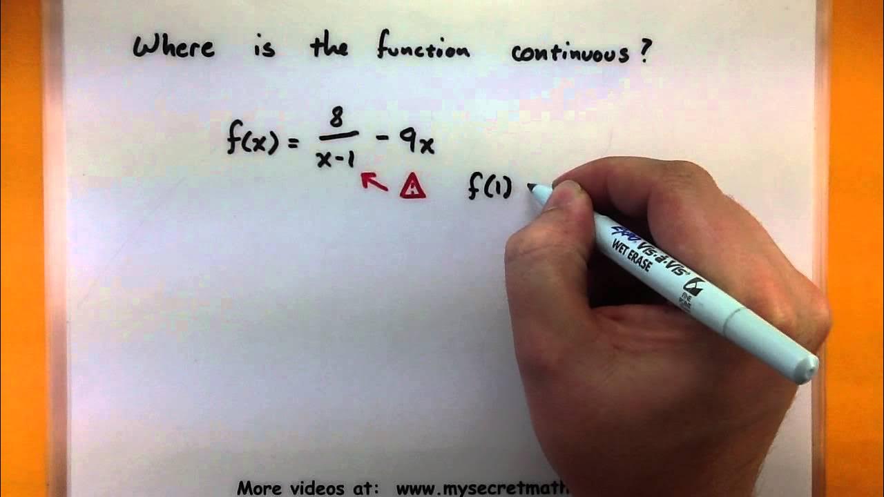 Calculus - Continuous functions - YouTube
