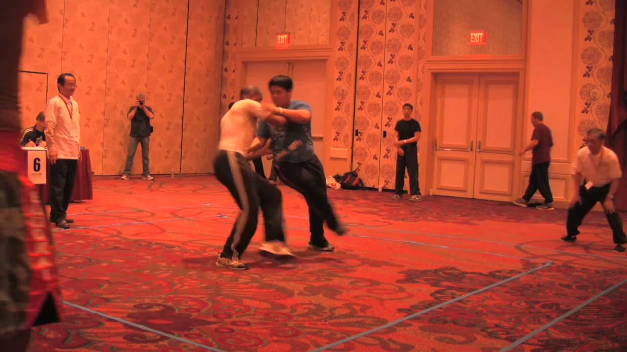 Jan C. Childress vs. Timothy Hwang Extreme Tai Chi Push Hands ICMAC ...