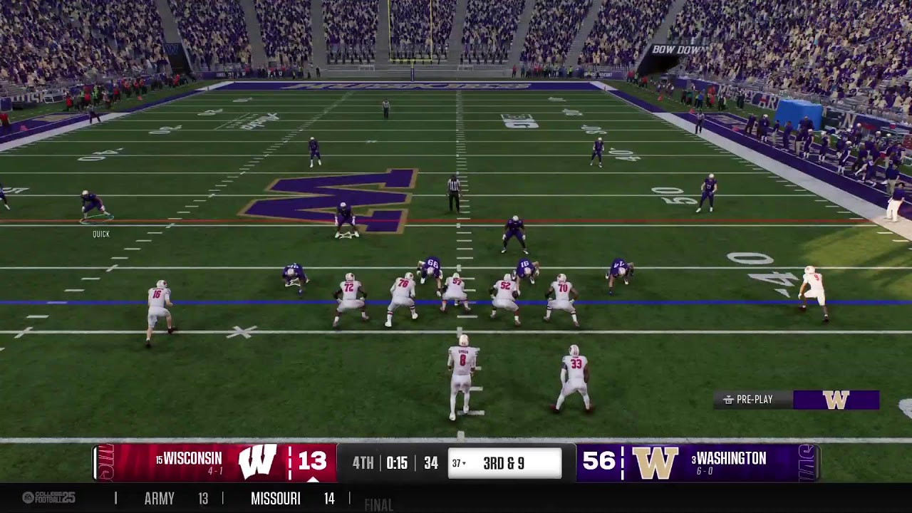 Washington vs Wisconsin - YouTube