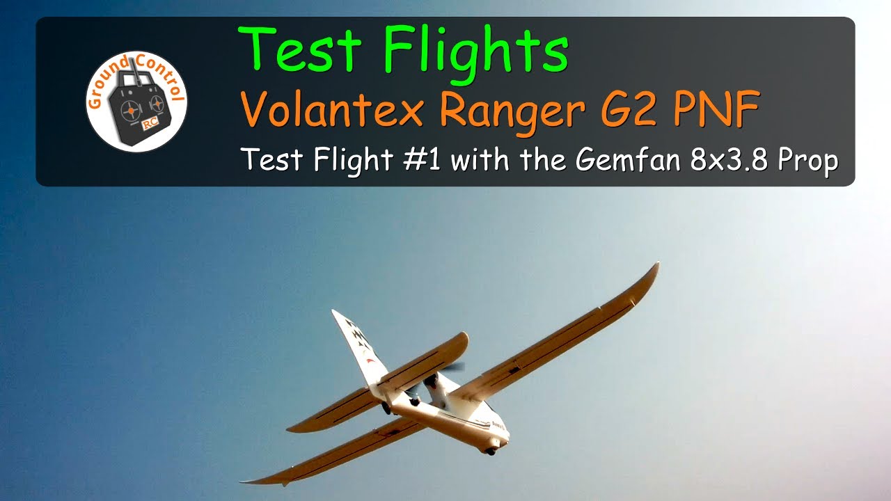 Volantex Ranger G2 1200mm Wingspan EPO Sport FPV Glider PNF - Test ...