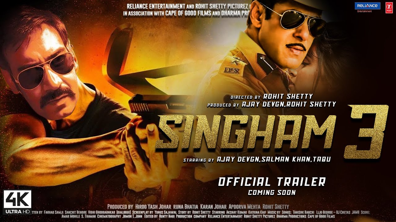 Singham 3 | Official Trailer Updates | Ajay Devgn, Salman Khan, Tabu ...