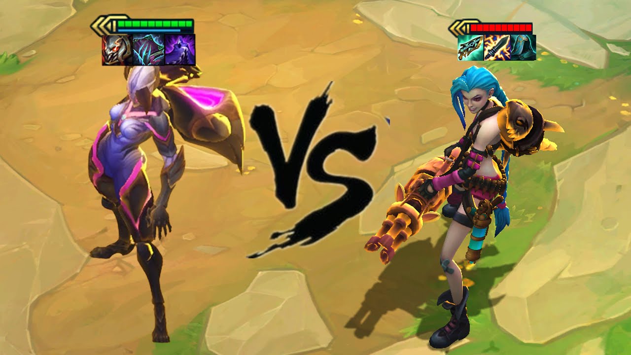 Kaisa 3 vs Jinx 3 - YouTube