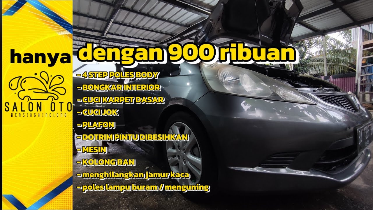 SALON MOBIL CARA MEBERISHKAN DAN MENGKILATKAN MOBIL#automobile # ...