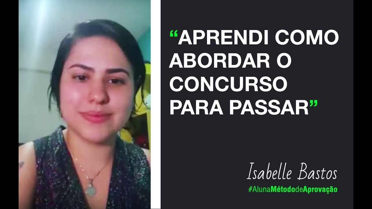 Isabelle Bastos | Depoimento #103 | Aprovada na OAB - “Aprendi como ...