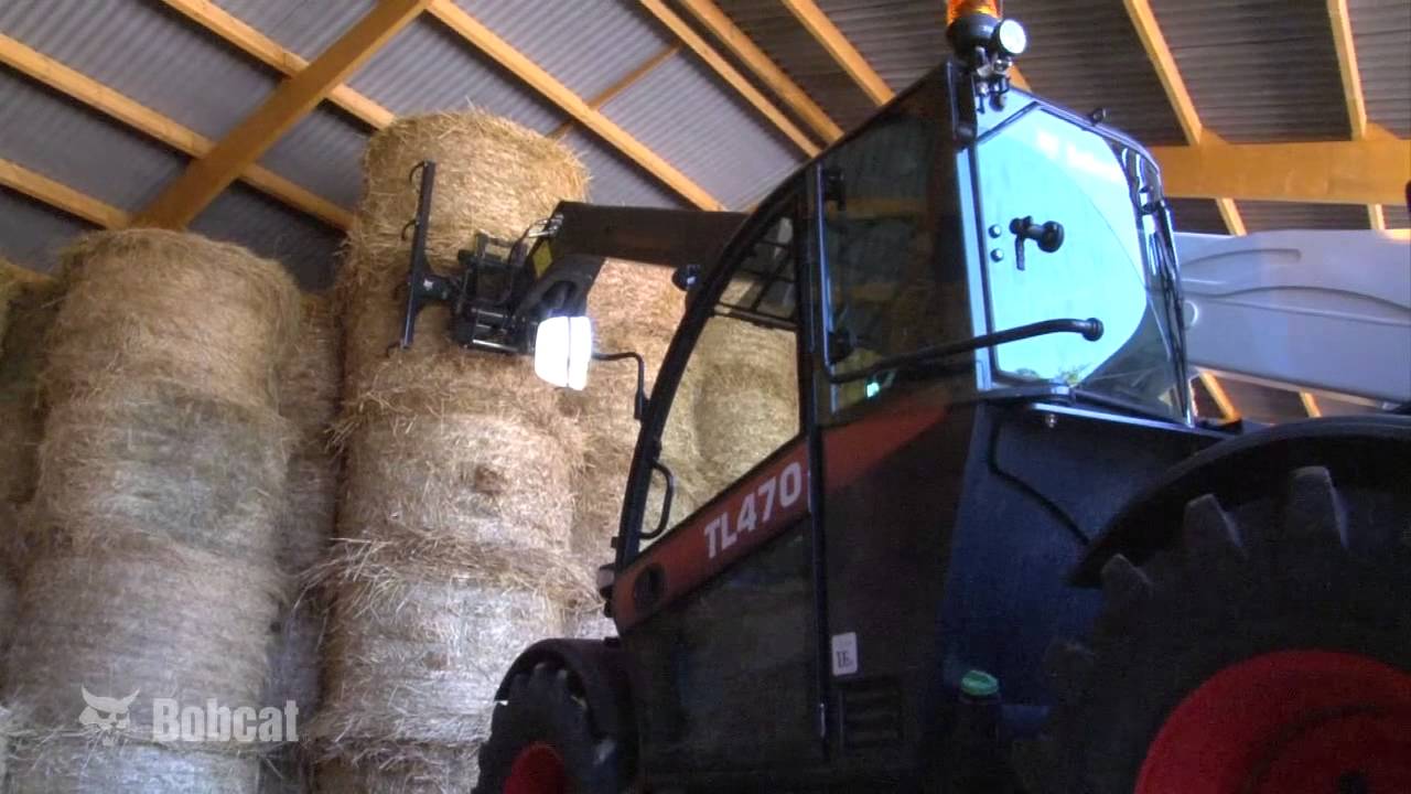 Balehandler with Tines - Hay Bale Handler with Tines Video | Bobcat ...