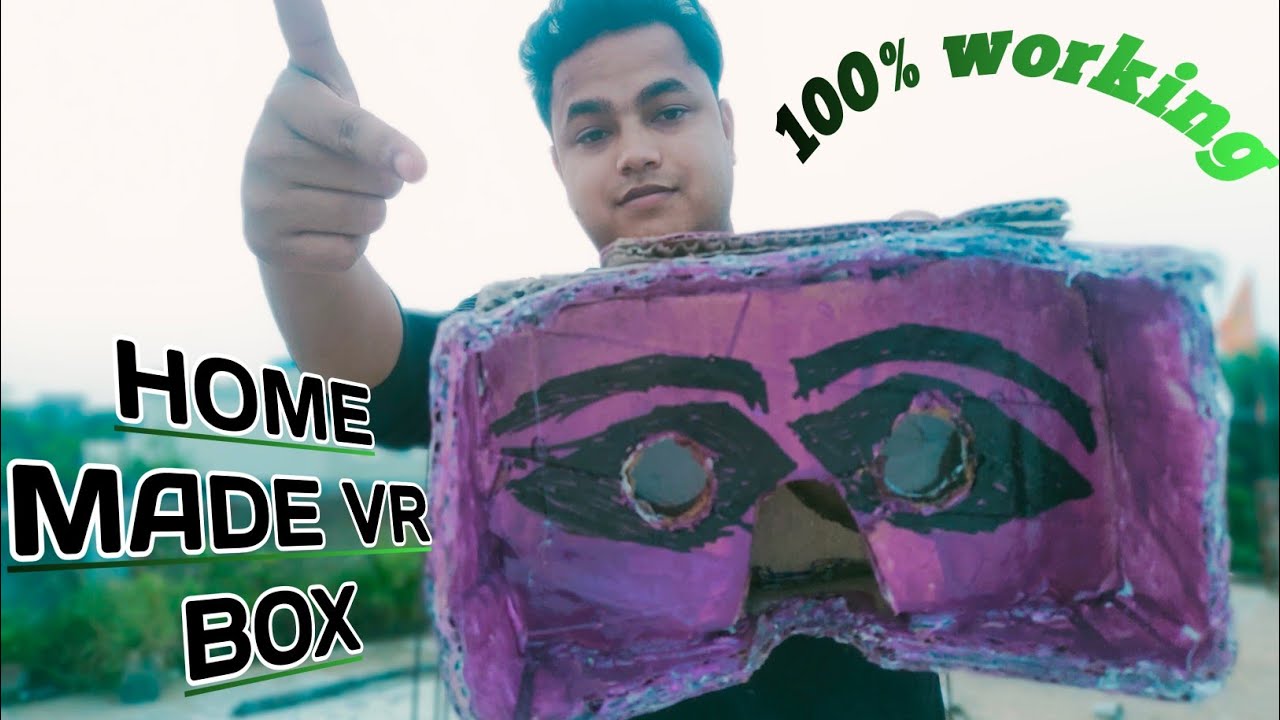 घर पर बनाई VR BOX 🥽🥽HOW TO MAKE VR BOX AT HOME 🎞️🎞️ ️ - YouTube