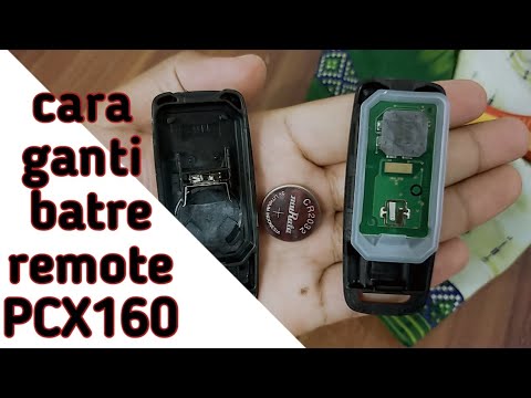 cara ganti batre remote keyles @Honda PCX 160 - YouTube