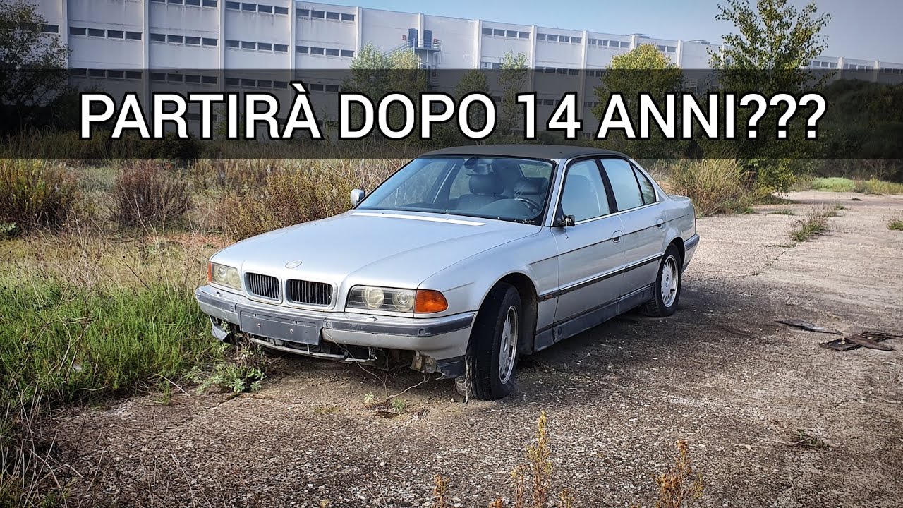 COME FAR PARTIRE UNA BMW E38 740i V8 FERMA DA 14 ANNI | HOW TO RESTART ...