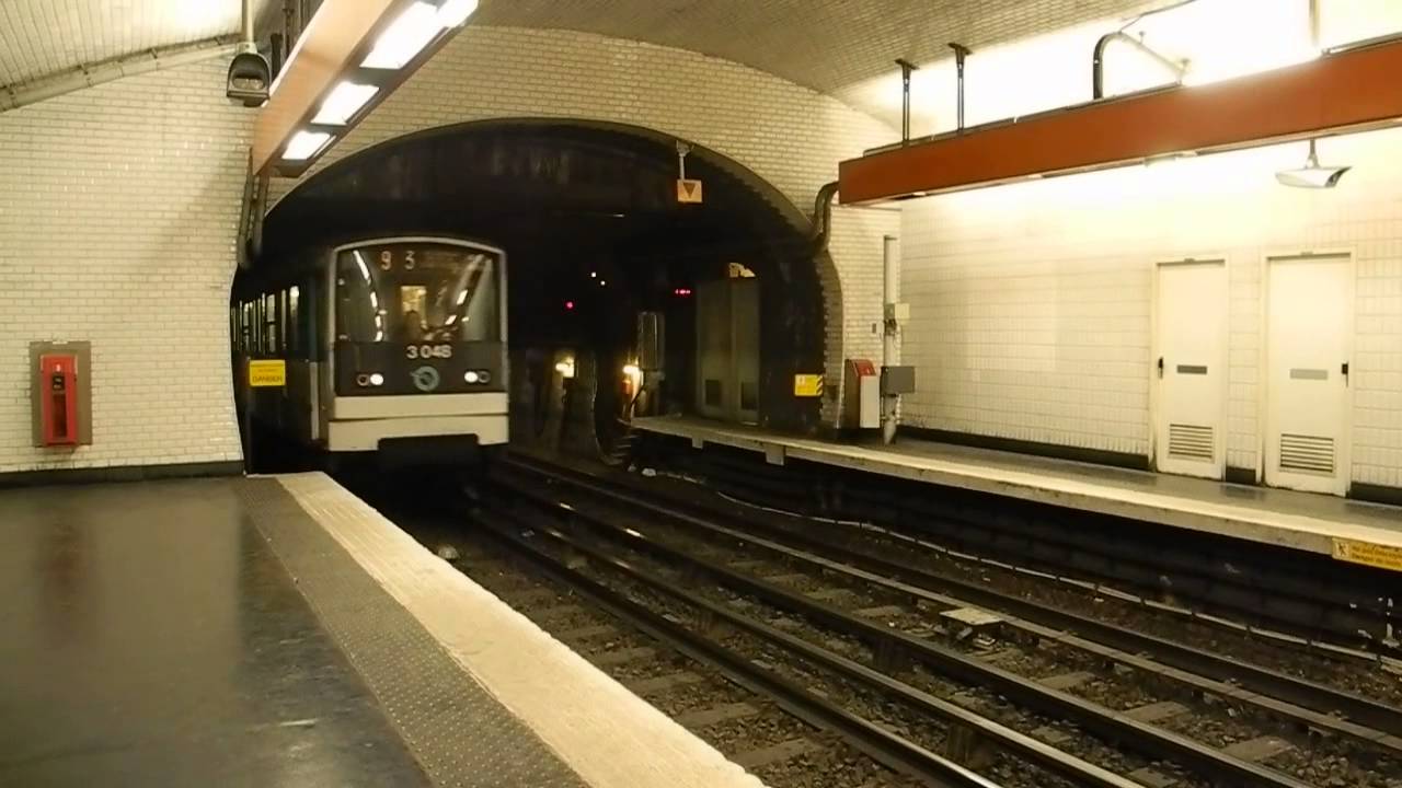 Paris - métro 9 - Richelieu Drouot - YouTube