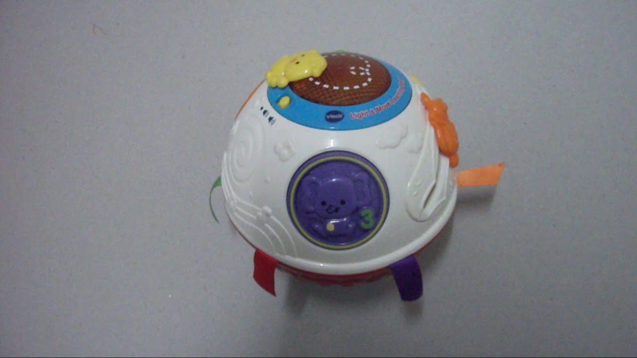 Test Vtech light and move learning ball - YouTube