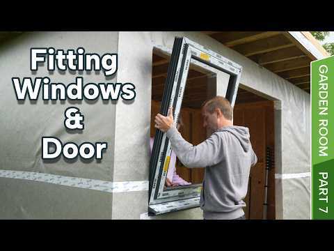 Garden Room Part 7 - Fitting uPVC Windows & Door