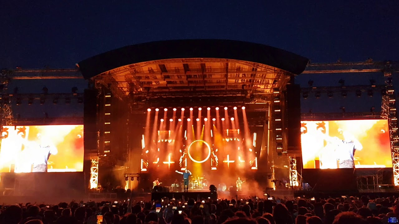 Imagine Dragons - "Gold" live in Florence, Visarno Arena Firenze, June ...