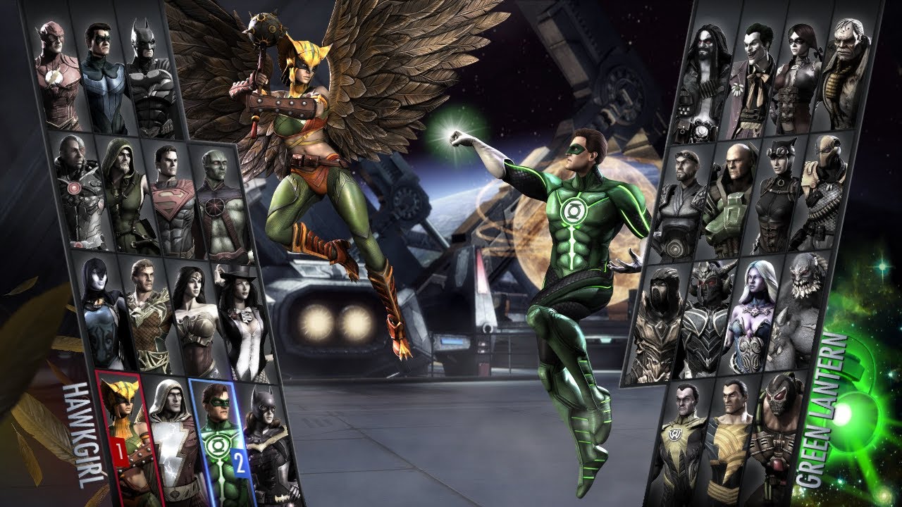 Hawkgirl VS Green Lantern - Injustice Gods Among Us - YouTube