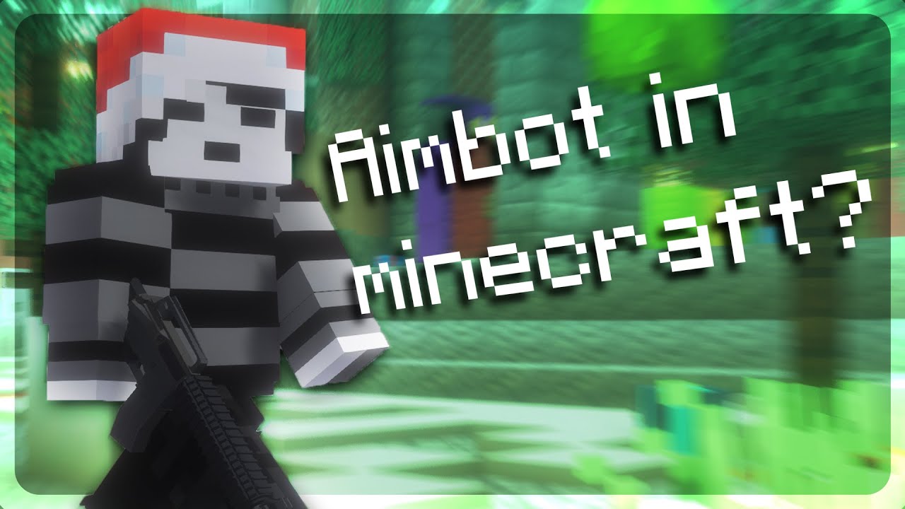 Aimbotting with guns in minecraft! - YouTube